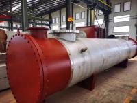 China Anodic Protection Acid Cooler 316L Stainless Steel 170m² Heat Transfer Area for Sulfuric Acid for sale