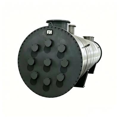 China Rigorously NDT Inspected Anodic Protection Sulfuric Acid Cooler CD-AP-70 Compact 70m² 304L Shell Design for sale