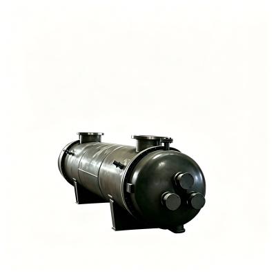 China Anodic Protection Acid Cooler 98% Sulfuric Acid Shell and Tube Heat Exchanger 0.01mm Corrosion Rate for sale