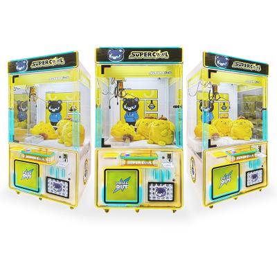 China Cool Bear Iron Jumbo Claw Machine (plus) | Lastest 100V Claw Force For Enough Gap Without Hitting Glasses for sale