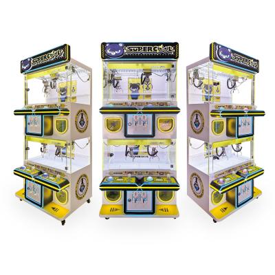 China Cool Bear Four-Player Mini Claw Machine(Luxury Version With Light Box) | Perfect For Entertainment Centers And Arcades for sale