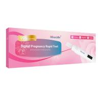 China CE Digital Self Test HCG Pregnancy Rapid Test Kit Midstream Cassette 25mIU/Ml for sale