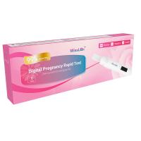 China CE Digital Self Test HCG Pregnancy Rapid Test Kit Midstream Cassette 25mIU/Ml for sale