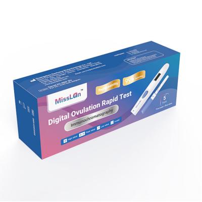 China 5 Mins Women CE Digital LH Test Kit LH 10 + 1 CE0123 Ovulation Pregnancy for sale
