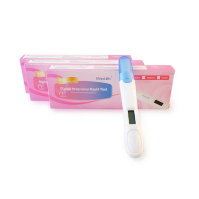 China Urine 510k MDSAP Miss Lan Digital Pregnancy Test With Word Result Show for sale