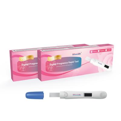 China 10mIU/mL 510k CE ANVISA Pregnancy Test Kit With Digital Accurate Result Show for sale