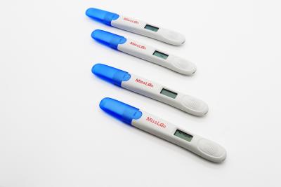 China Digital Early Pregnancy Test Kit Word Result Show Built In Battery for sale