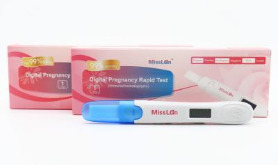China 510k Cleared Digital Pregnancy Rapid Test Kit Midstream 10mIU/ml for sale