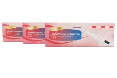 China 25 mIU/ml  510k Digital Pregnancy Test Kit  Midstream for sale