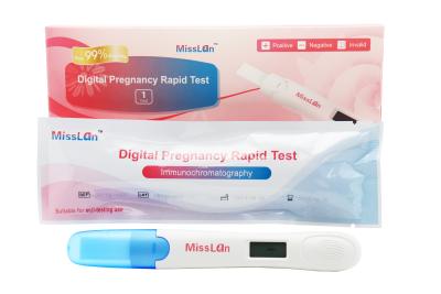 China 510k CE ISO Digital hCG Test Kit Pregnancy Easy Test Midstream for sale