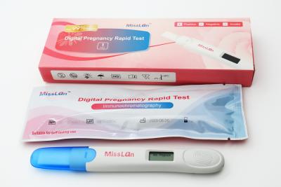 China MDSAP Digital hCG Test Kit Digital Pregnancy Quick Test At Home Early Detection for sale