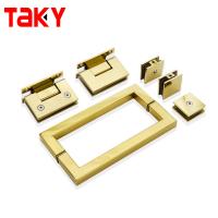 China 45KG Stainless Steel 90 Degree Glass Shower Hinge for Bathroom Glass Screen Long Life for sale