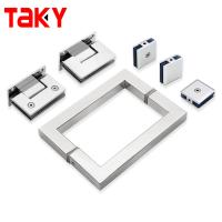 China 90 Degree Double Shower Hinge Door Window Hinges for Long Life Frameless Glass Door for sale