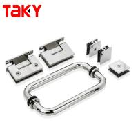 China Long Life Stainless Steel Hinges for Glass to Glass Door Shower Screen Customization for sale