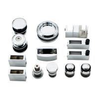 China Sliding Accessories Shower Hardware Fitting for Framelsss Glass Doorswer Door Kit for sale