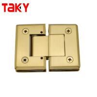 China SS Shower Hinge 180 Degree Double Side for Interior Glass to Glass Shower Door Partitions for sale