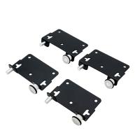 China Long Life Aluminium Sliding Door Rail and Wheels for Modern Wardrobe Hardware Fitting for sale