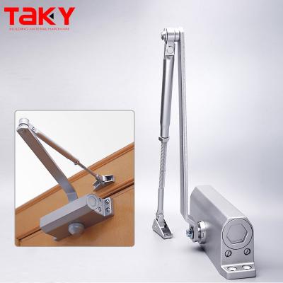 China Sliding Arm Fire Door Closer for Lock Max Door Weight 65-85kg Finish Spray-Paint Silver for sale