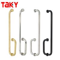 China Polish/Matte Finish Door Handle for Room Bar Glass Door Straight Single Sided Push Handle for sale