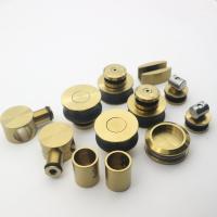 China Zinc Alloy SS304 Heavy Duty Frameless Telescopic Sliding Barn Door Hardware Fitting for sale