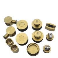 China Zinc Alloy SS304 Heavy Duty Frameless Telescopic Sliding Barn Door Hardware Fitting for sale