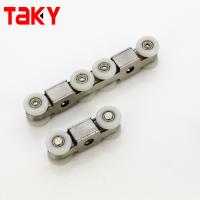 China Zinc Plating Iron Nylon Wardrobe Sliding Fitting System for Customer Requirements for sale