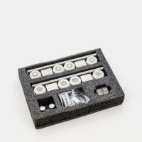 China Zinc Plating Iron Nylon Wardrobe Sliding Fitting System for Customer Requirements for sale