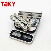 China Zinc Plating Iron Nylon Wardrobe Sliding Fitting System for Customer Requirements for sale