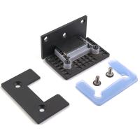 China Modern Design Matt Black Stainless Steel 90 Degree Wall Mounted Shower Glass Door Hinge for sale
