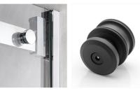 China High Load Bearing 60kg Single Glass Door Sliding System with 10-12mm Thick Safe Glass for sale