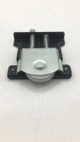 China 8.5cm*11cm Black Sliver South America Steel Heavy Duty Groove Sliding Door Roller Wheel for sale