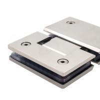 China 560g Weight Glass to Glass Shower Hinge for Fixed 180 Degree Glass Door Partition for sale