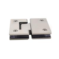 China 560g Weight Glass to Glass Shower Hinge for Fixed 180 Degree Glass Door Partition for sale