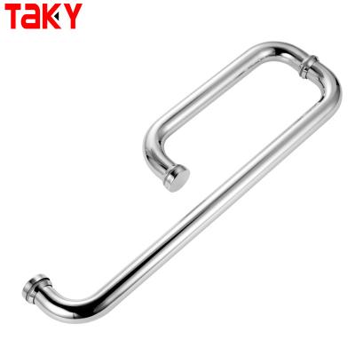 China Durable Stainless Steel Sliding Glass Door Handle for Shower Door ISO9001 Certified for sale