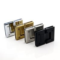 China Top Performance 90 Degree Brass Shower Glass Door Povit Hinge for Fixed 8-12mm Glass for sale