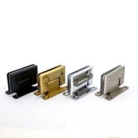 China Top Performance 90 Degree Brass Shower Glass Door Povit Hinge for Fixed 8-12mm Glass for sale