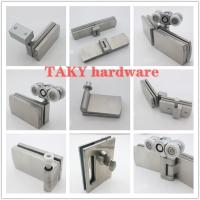 China Stainless Steel Sliding Glass Hardware Fittings for Frameless Glass Folding Door Brass for sale