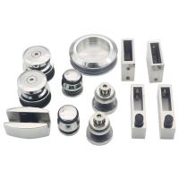 China 60kg Load Bearing Frameless Glass Sliding Door Hardware Rollers for Door Fittings for sale