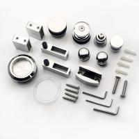 China 60kg Load Bearing Frameless Glass Sliding Door Hardware Rollers for Door Fittings for sale