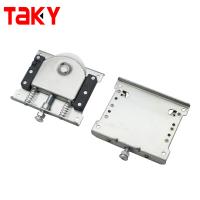 China Soft Lose Plastic Roller Fittings for Modern Design Wardrobe Sliding Door in Hotel for sale