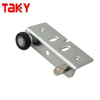 China Soft Lose Plastic Roller Fittings for Modern Design Wardrobe Sliding Door in Hotel for sale