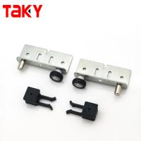 China Soft Lose Plastic Roller Fittings for Modern Design Wardrobe Sliding Door in Hotel for sale