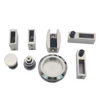 China Frameless Shower Door Hardware Glass Bathroom Screen with Highly Resistant Properties for sale