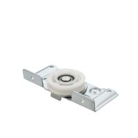 China Iron and Nylon Folding Door Roller Wheel Fittings for Sliding Wardrobe Doors 8.5cm*11cm for sale