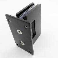 China 304 Stainless Steel Matt Black 90 Degree Shower Door Hinge for Square Appearance Style for sale