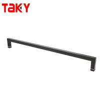 China Modern Square Golden Stainless Steel Shower Room Door Handles for Bathroom Glass Door for sale