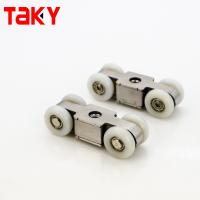 China Furniture Hardware Hang Roller with Sliver Hanging Wheel Hanger Furniture Door for sale