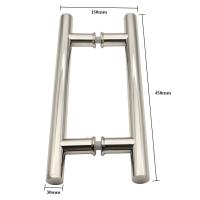 China 24 Inch Stainless Steel Door Pull Handle for Commercial Glass Doors by Fashion SSS for sale