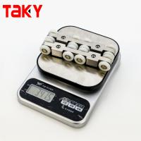 China Double Soft Closing 8 Wheel Sliding Door Pulley Hardware for Modern Furniture Wardrobe for sale