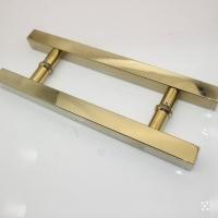 China Add a Touch of Gold to Your Bathroom with Stainless Steel Shower Glass Door Handles for sale
